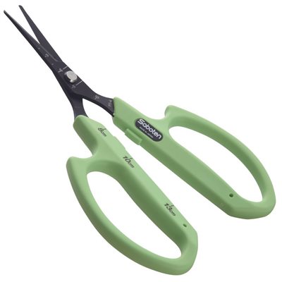 Saboten - Round Tip Angled P.4 Trimming Scissors in Green – IncrediGrow ...