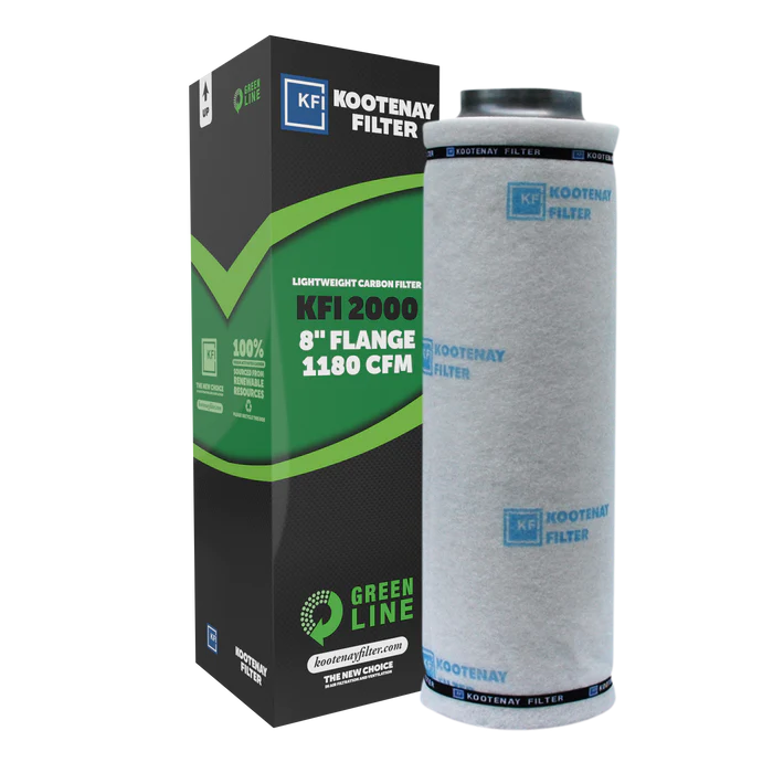 Kootenay Filters - KFI GreenLine 2000 Carbon Filter w/ 8” flange 1180c ...