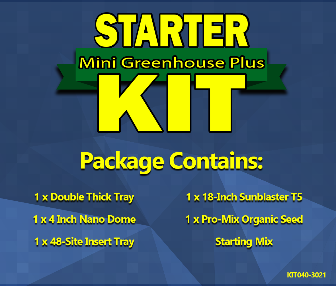 Starter Kit: 10x20 Mini Greenhouse Plus – IncrediGrow Garden Centre